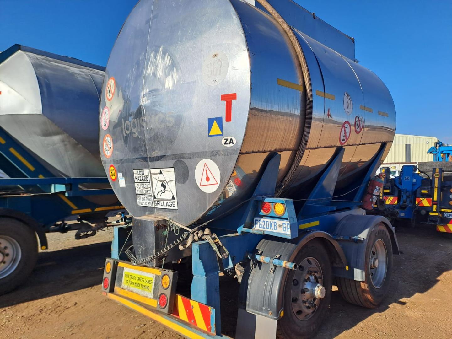 Tanker trailers TANKER pup trailer for sale in Benoni - ID: 28286858 ...