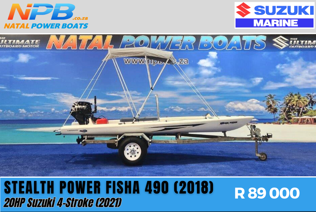 Stealth Power Fisha 490 (2018) - 20HP Suzuki 4-Stroke (2021) on ...