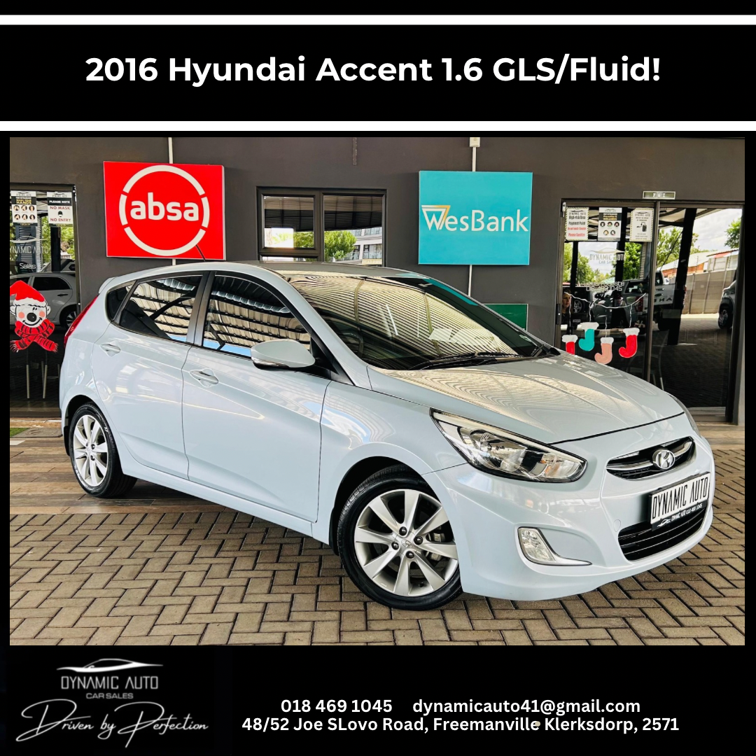Hyundai Accent Hatch 1.6 Fluid for sale in Klerksdorp - ID: 28310511 ...