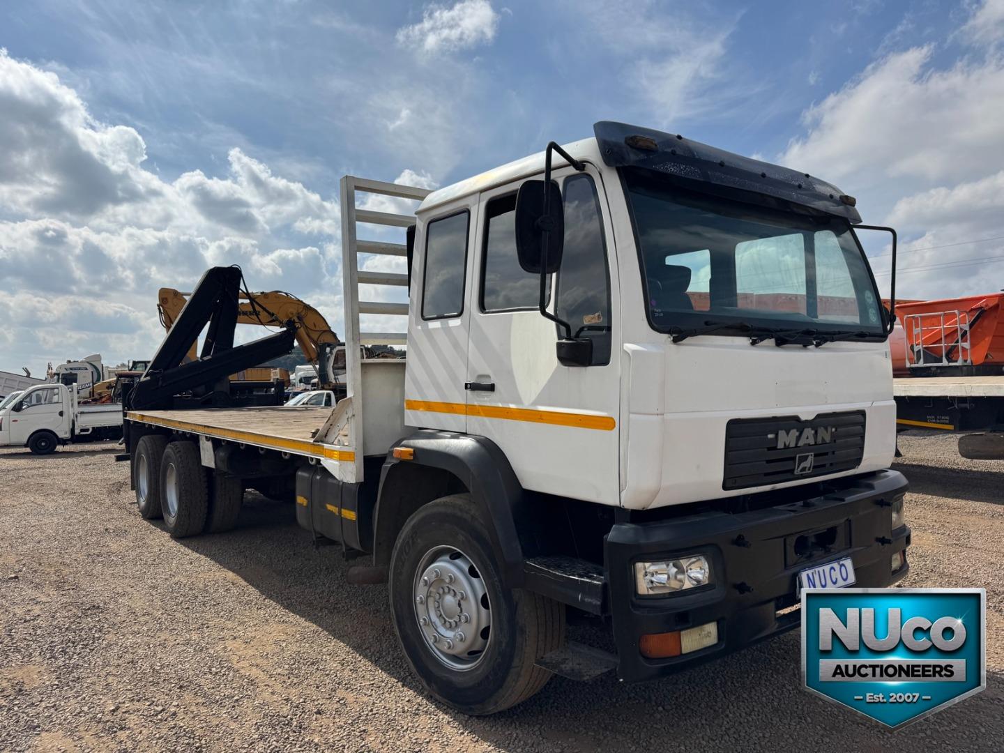MAN 18.224 6X4 FLATDECK CRANE TRUCK for sale in Centurion - ID ...